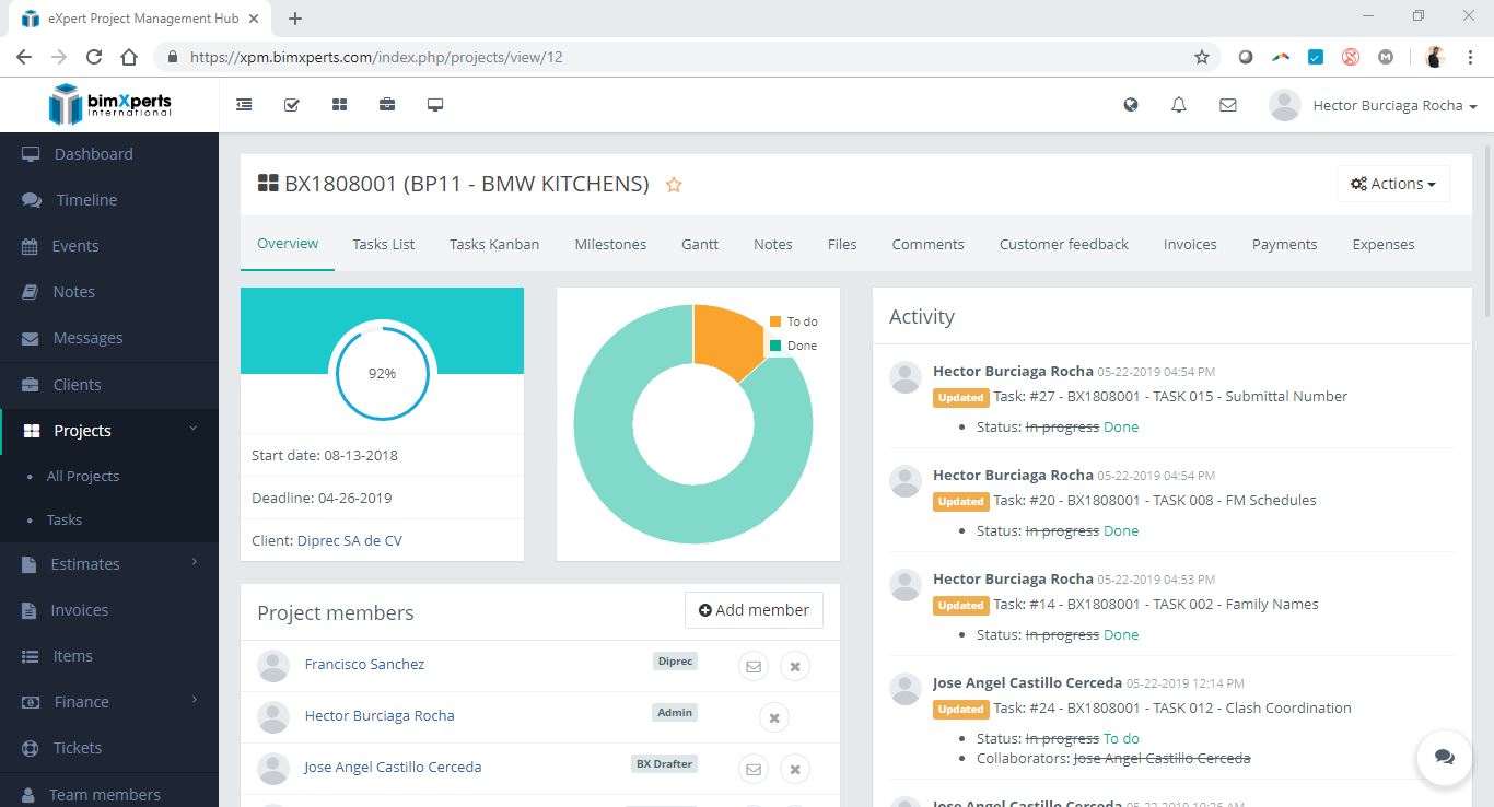 Project Management with the eXpert Project Management Hub (XPM)